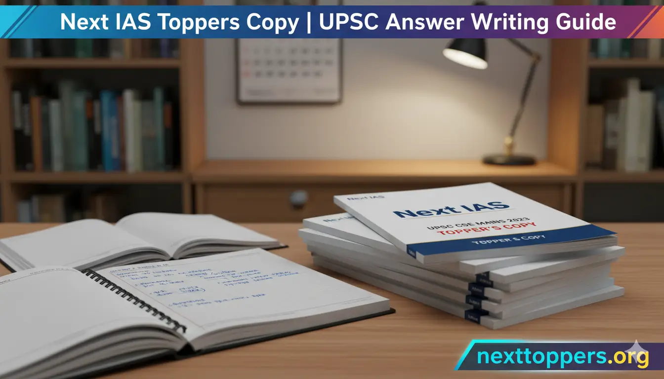 Next IAS Toppers Copy | UPSC Answer Writing Guide